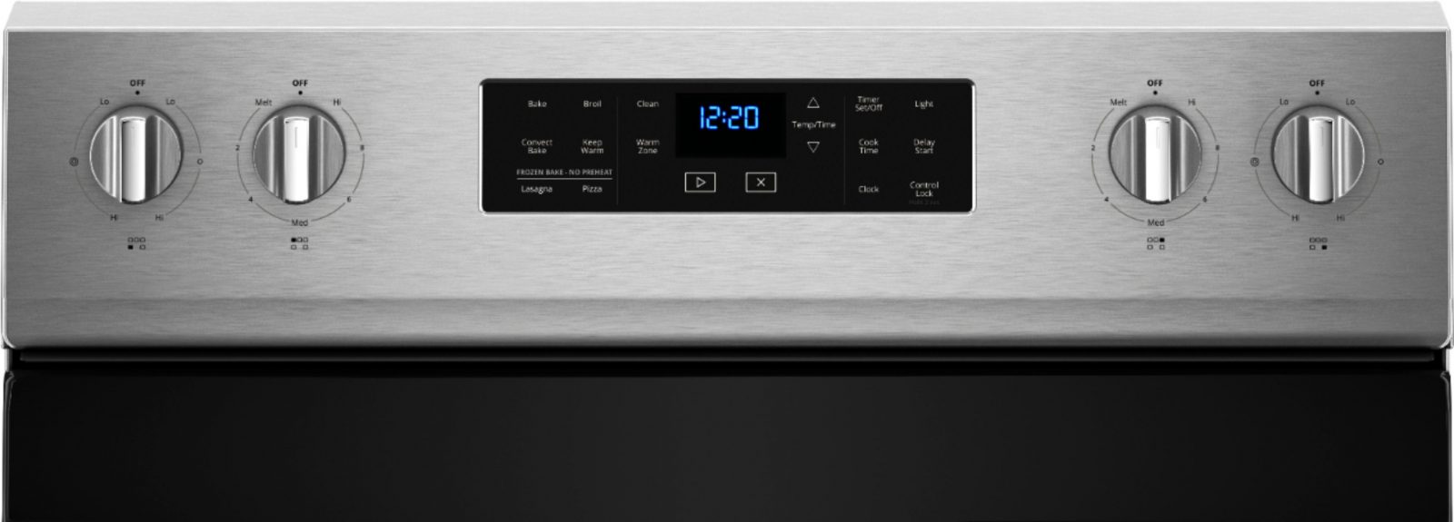 Whirlpool – 5.3 Cu. Ft. Electric Convection Range – Stainless steel ...
