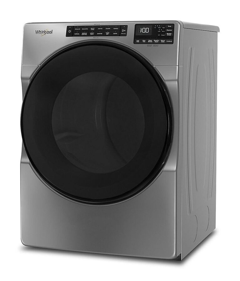 Whirlpool – 7.4 Cu. Ft. Stackable Electric Dryer with Wrinkle Shield ...